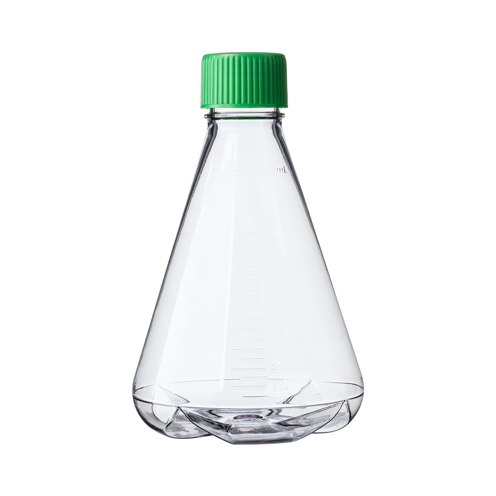 1L PC Erlenmeyer Flask - PTFE Vent Cap for Sterile Cell Culture ...