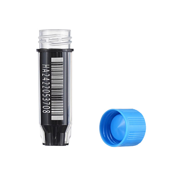 0.5 mL SBS Barcoded Cryo-Tubes | External Screw Cap Sterile - Biofargo