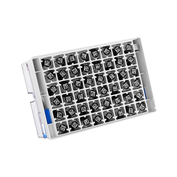 2 mL SBS Black 2D Barcoded Cryo Tubes | Sterile - Biofargo