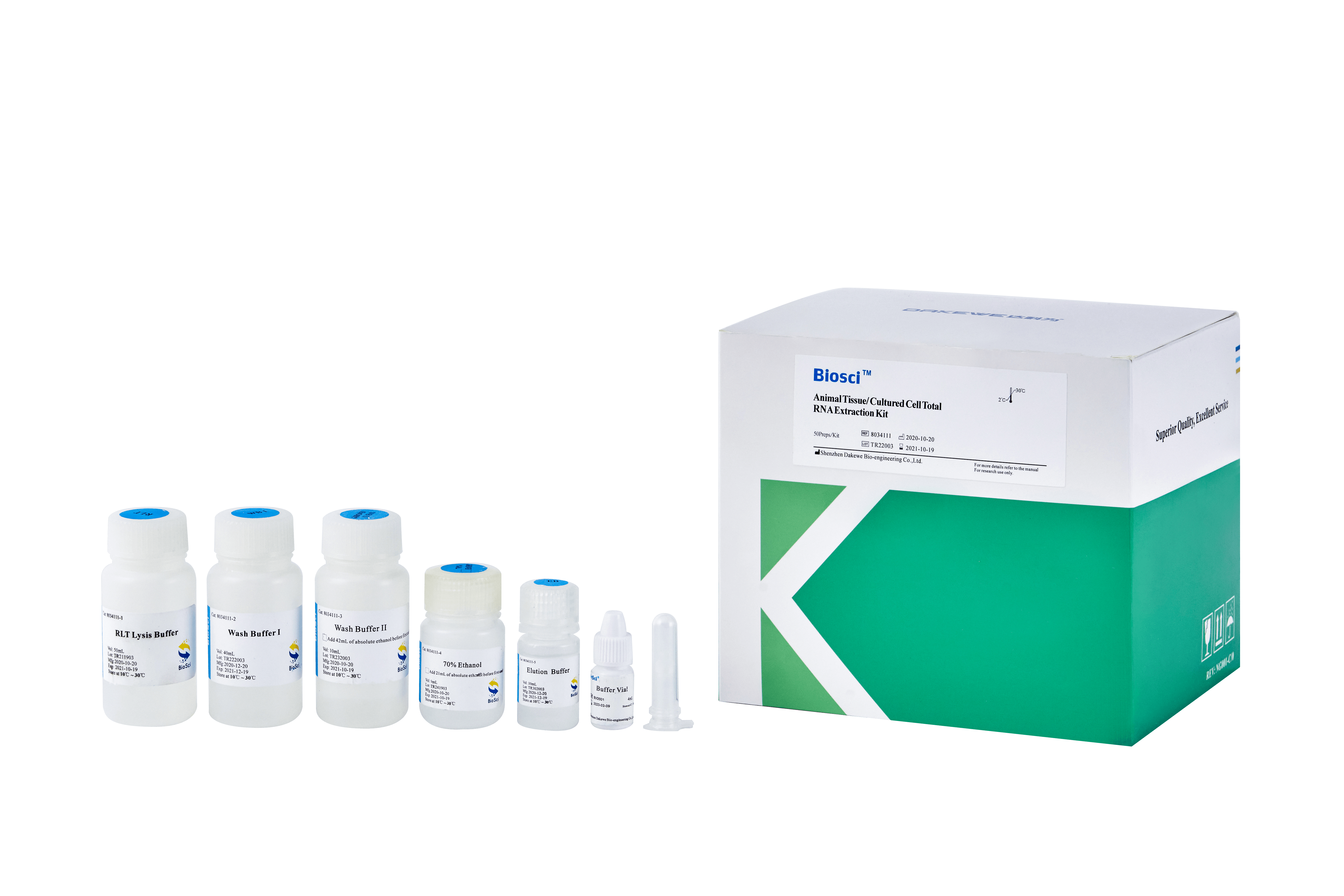 Animal Tissue Cell Total RNA Extraction Kit - Rapid Phenol-Free RNA ...