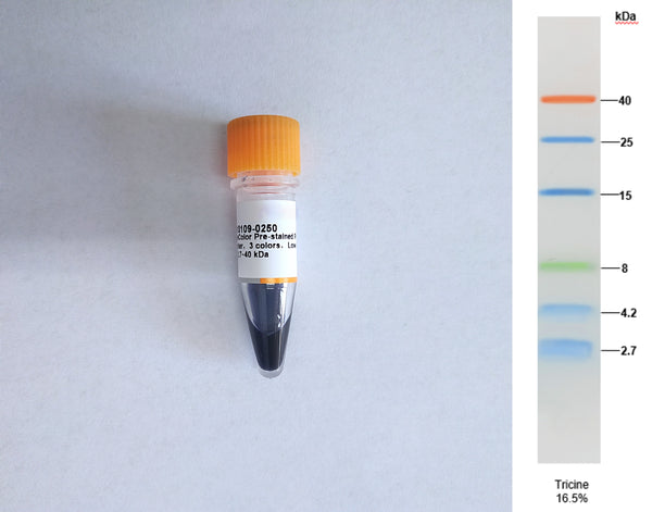 TureColor Pre-stained Protein Marker | High-res 3-color 2.7–40kDa ...