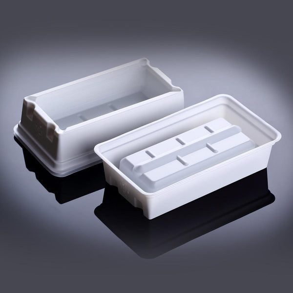 PS Solution Basins 100mL | V-Bottom Sterile Polystyrene Basin - Biofargo